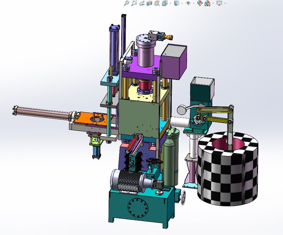 125T Aluminium Die Casting Machine Tekan Submersible Motor Rotor Dengan ...